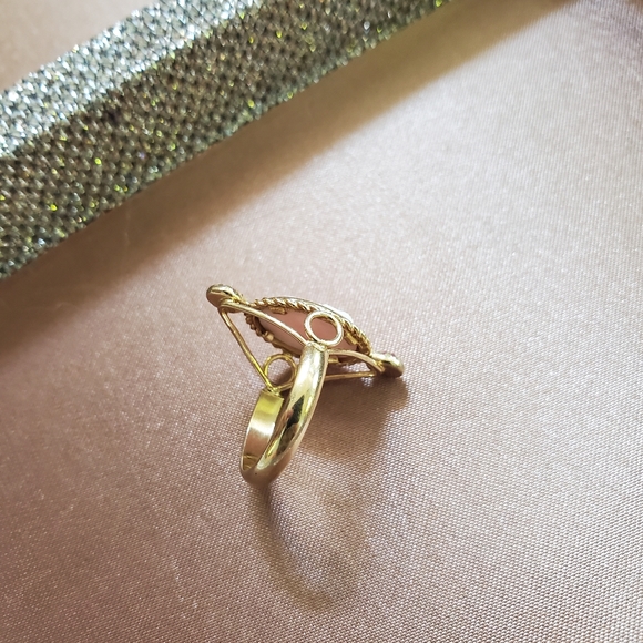 Jewelry | Vintage 14k Gold Cameo Ruby Ring | Poshmark